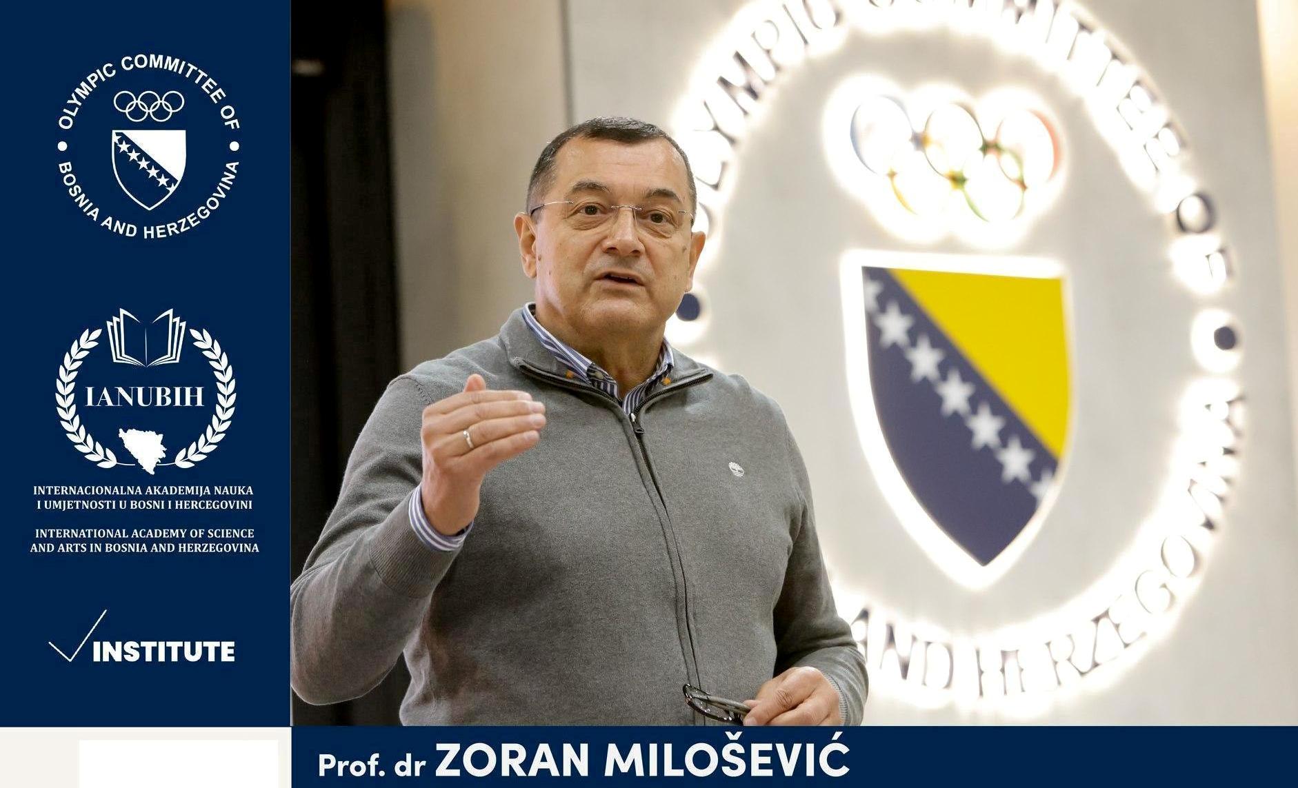 Prof. dr Zoran Milošević: “Sarajevo je 1984. povezalo svijet ...