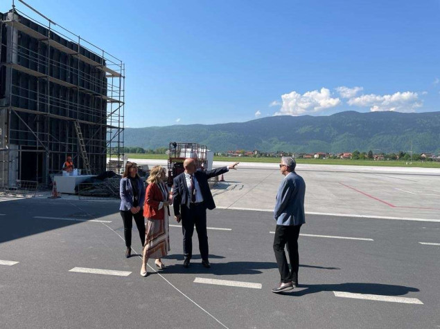 Pozder obišla radove na Međunarodnom aerodromu Sarajevo