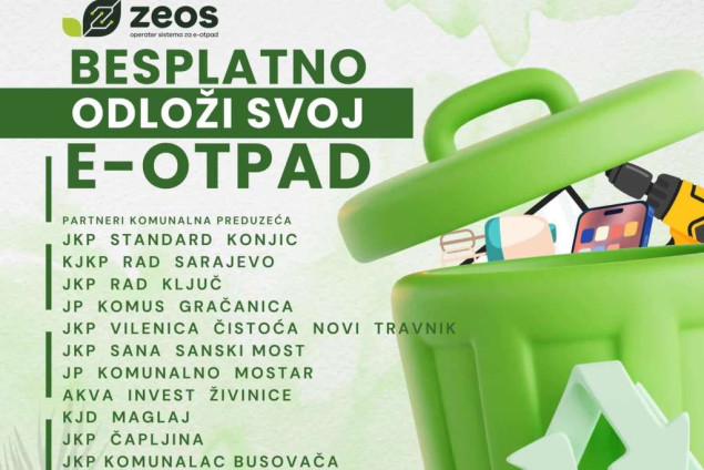 ZEOS eko-sistem i komunalna preduzeća FBIH pokreću veliku akciju ...